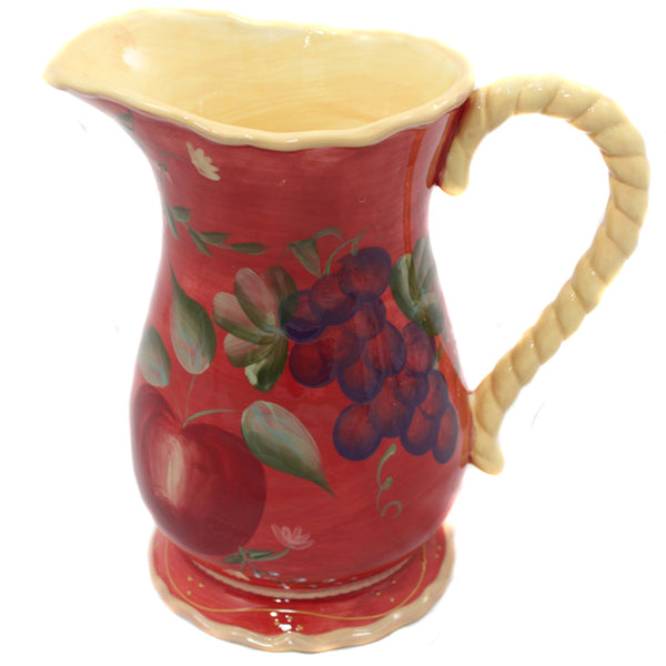 Sandy's Orchard Hand-painted Water Pitcher – ecHomeDecor